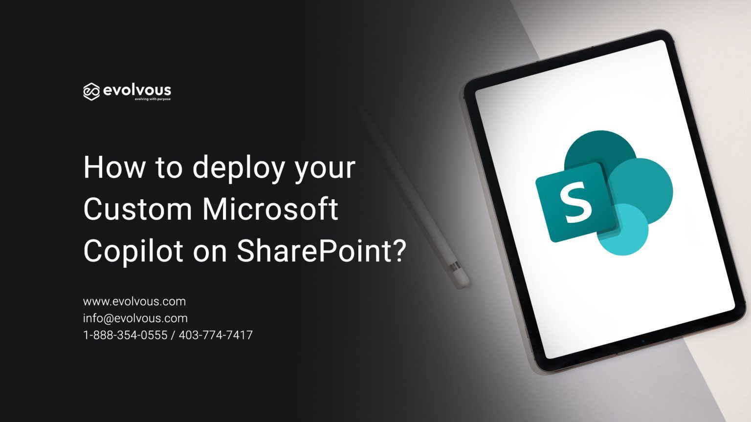 Deploy Your Custom Microsoft Copilot on SharePoint - Evolvous